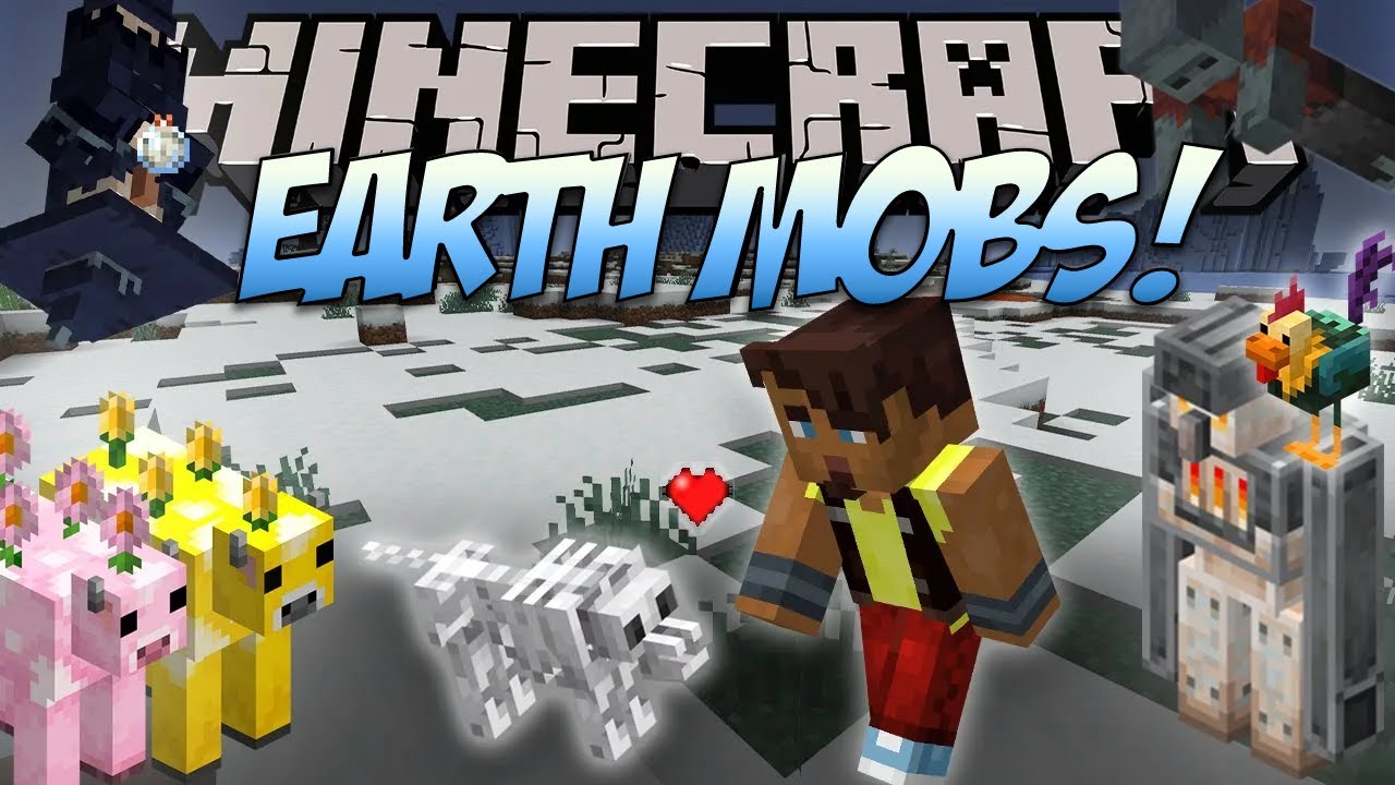 Mod Showcase | EARTH MOBS! (Muddy Pigs, More Hostiles, Cute Mobs & More ...