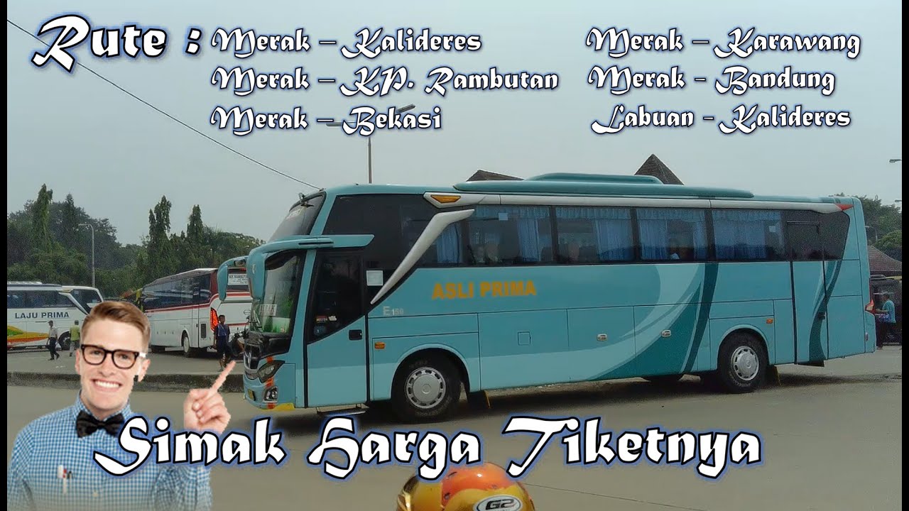 HARGA TIKET BUS ASLI PRIMA SEMUA RUTE - YouTube