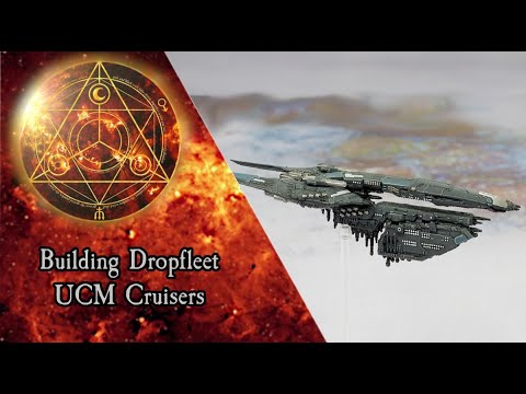 Building Dropfleet UCM Cruisers - YouTube