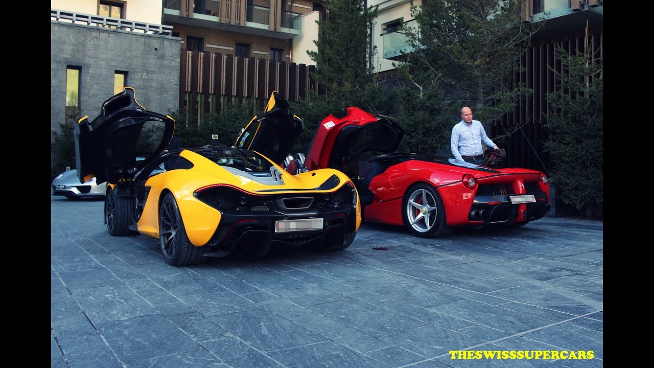 Best supercar sounds Switzerland 2015 - LA Ferrari, P1, Agera... - YouTube