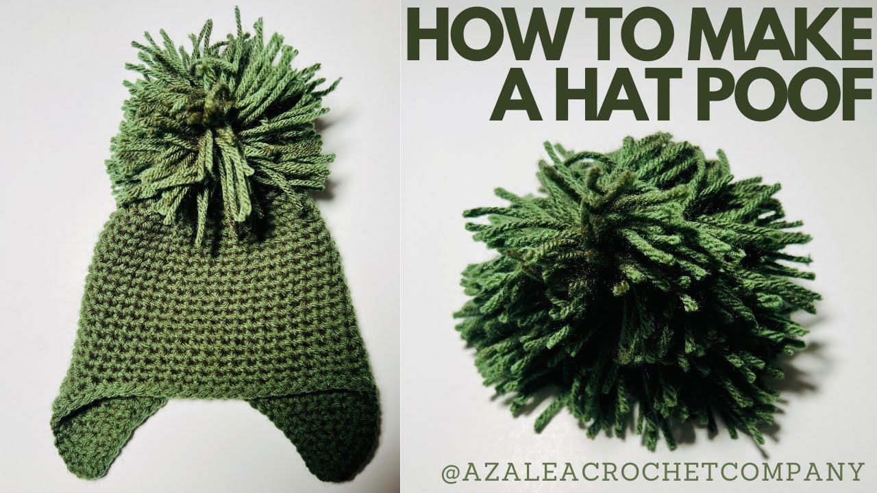 How to Make A Hat Poof/ Pom Pom - YouTube