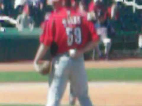Drew Hayes Closes Reds Last Spring Game - YouTube