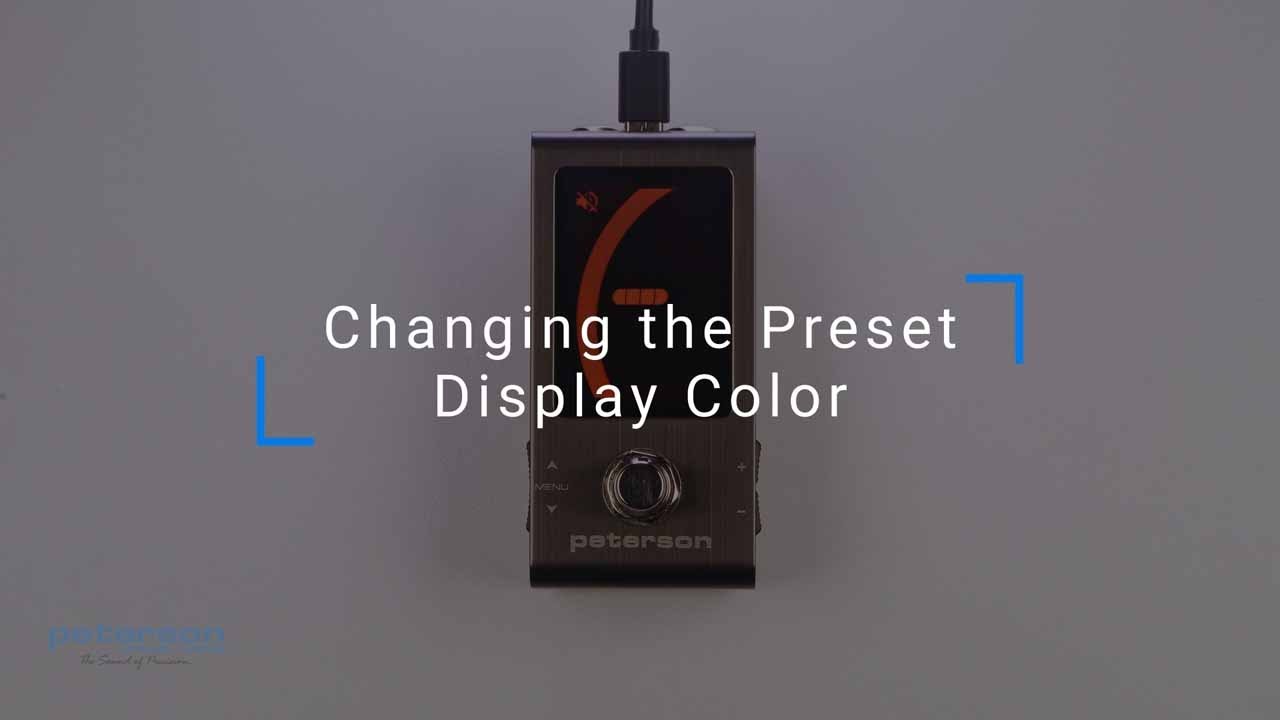 StroboStomp Mini Instruction Manual | Tune Screen | Part 7 | Changing ...
