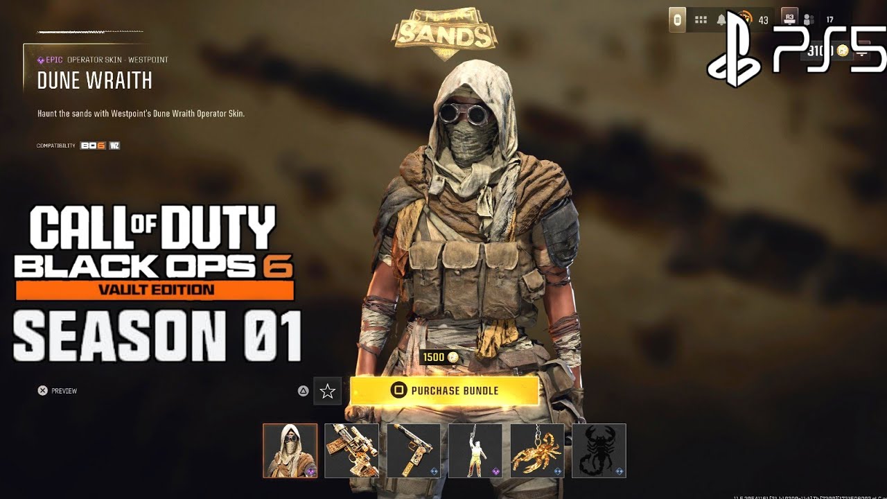 Silent Sands Bundle BLACK OPS 6 Silent Sands Bundle | BO6 Silent Sands ...