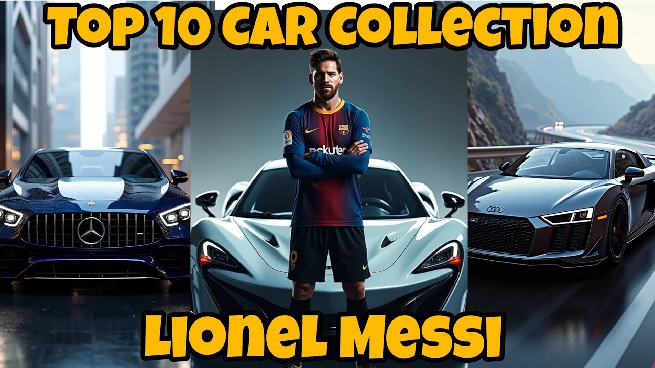 Top 10 Most Luxurious Messi Car Collection. / Lionel Messi - YouTube