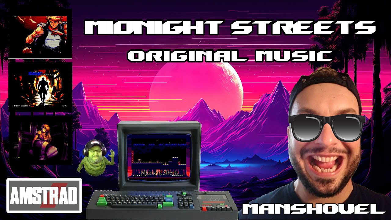 MANSHOVEL - Midnight Streets (Title Screen Music, Amstrad CPC 464 ...