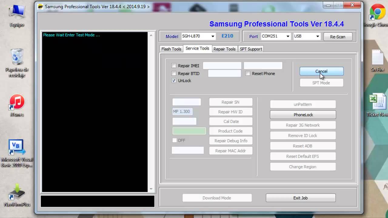 Unlock Samsung SGH-L870 with SPT-Box by StarCodes - YouTube