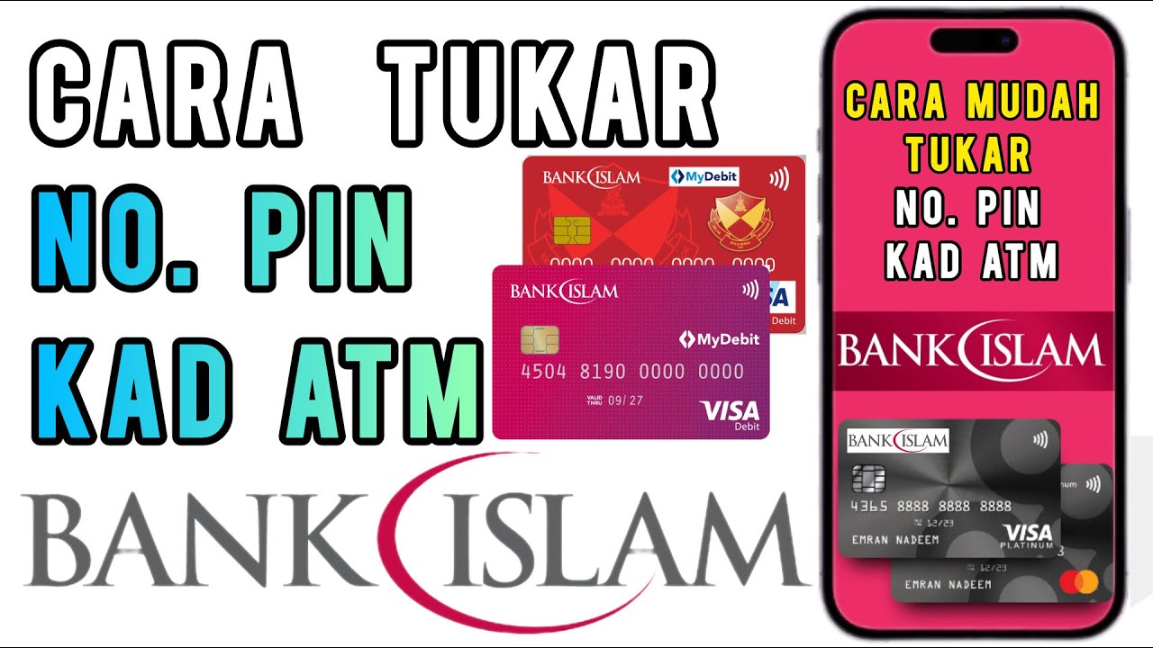 Cara Tukar No Pin Kad ATM Bank Islam - YouTube
