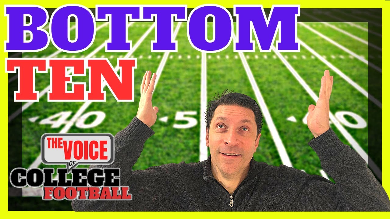 College Football BOTTOM TEN - Week 7 - YouTube