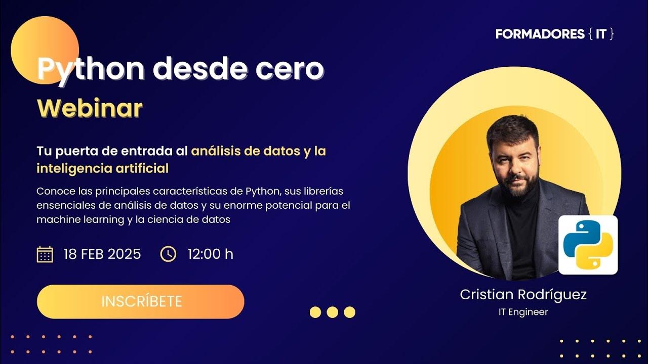 Webinar Aprender PYTHON desde 0 - YouTube