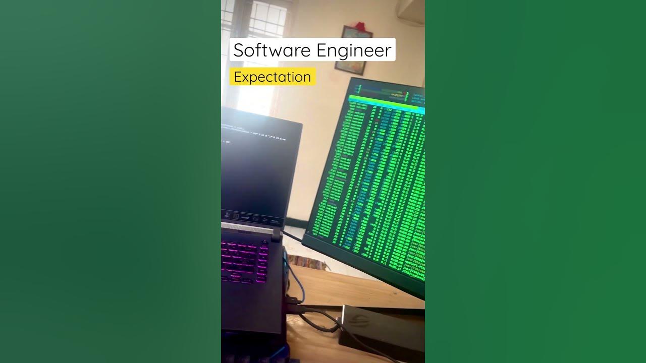 Software Engineer Expectation 👨🏻‍💻vs Reality 😂 #shorts #softwareengineer - YouTube