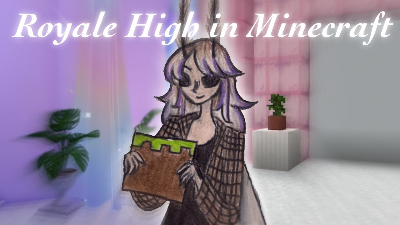 Making ROYALE HIGH in MINECRAFT - YouTube