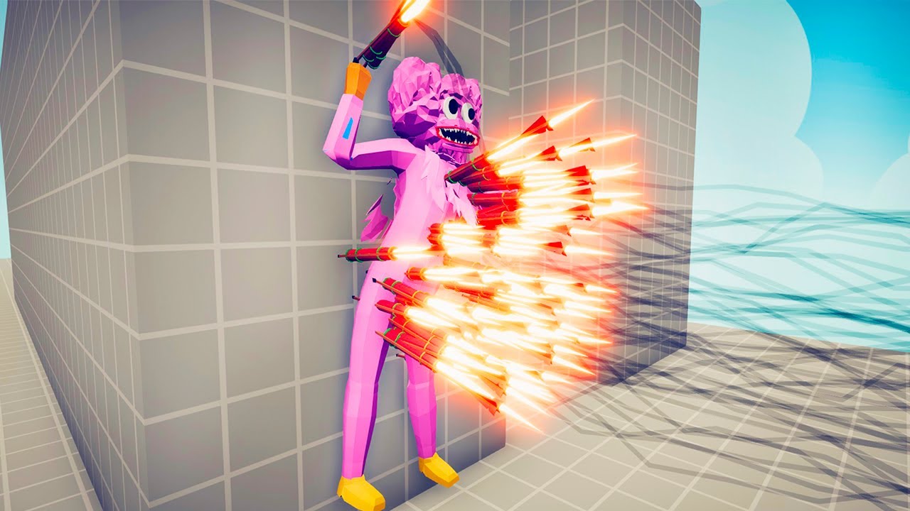 FIREWORK GOD PINNING UNITS TO THE WALL | TABS Totally Accurate Battle ...