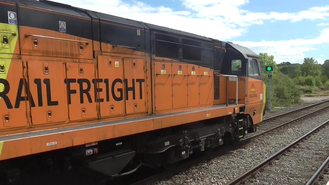 Colas Rail Class 70 no: 70802 @ Chepstow {6C36} 15/05/2020. - YouTube