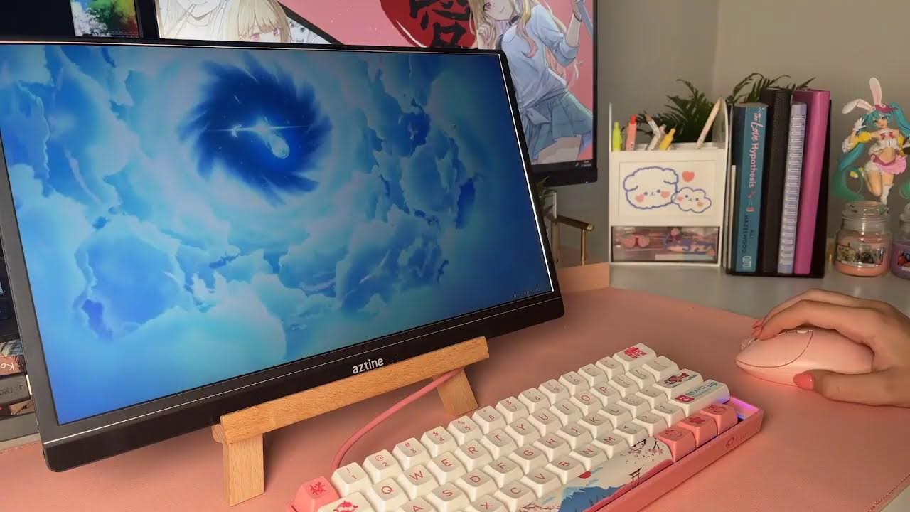 Playing Genshin Impact On My New Gaming Setup! | Keyboard ASMR | - YouTube