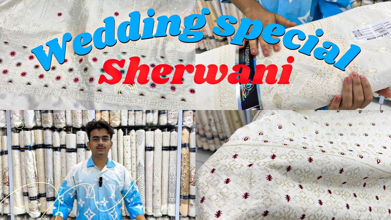 Wedding & Diwali special sherwani Sadri fabric / new collection new ...