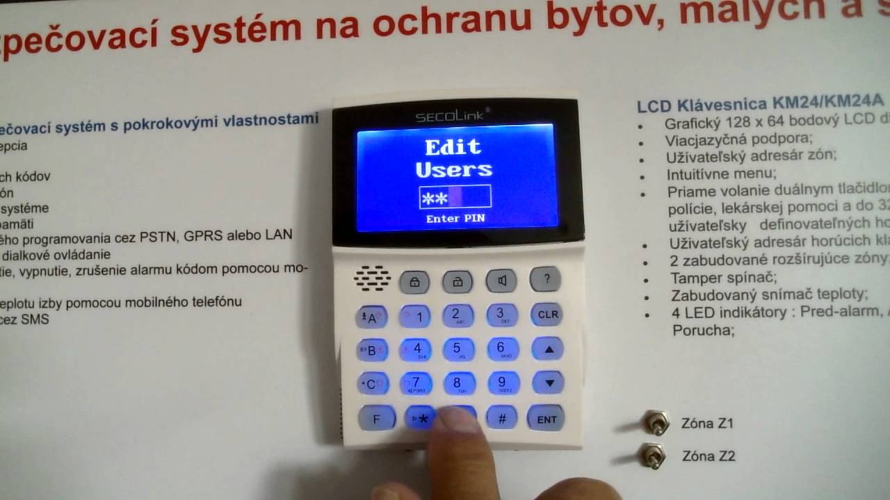 Secolink-Change-PIN-code - YouTube