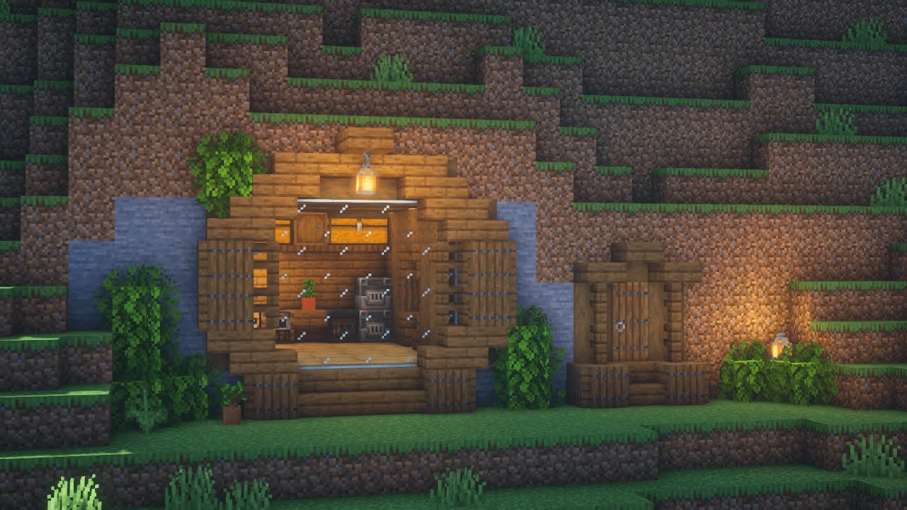 Minecraft: EASY Mountain House Tutorial - YouTube