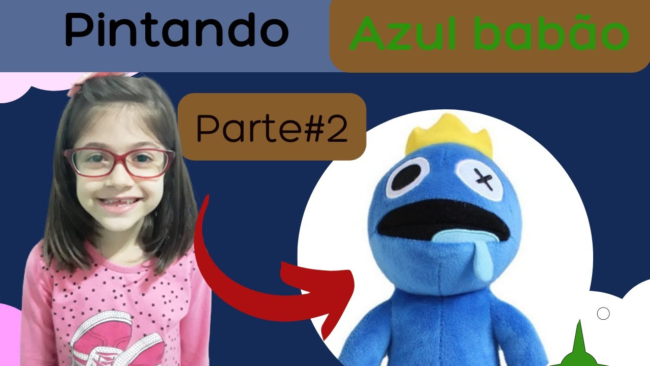 Pintando- Azul Babão parte #2 hoje vamos pintar o Azul babão-conhecido ...