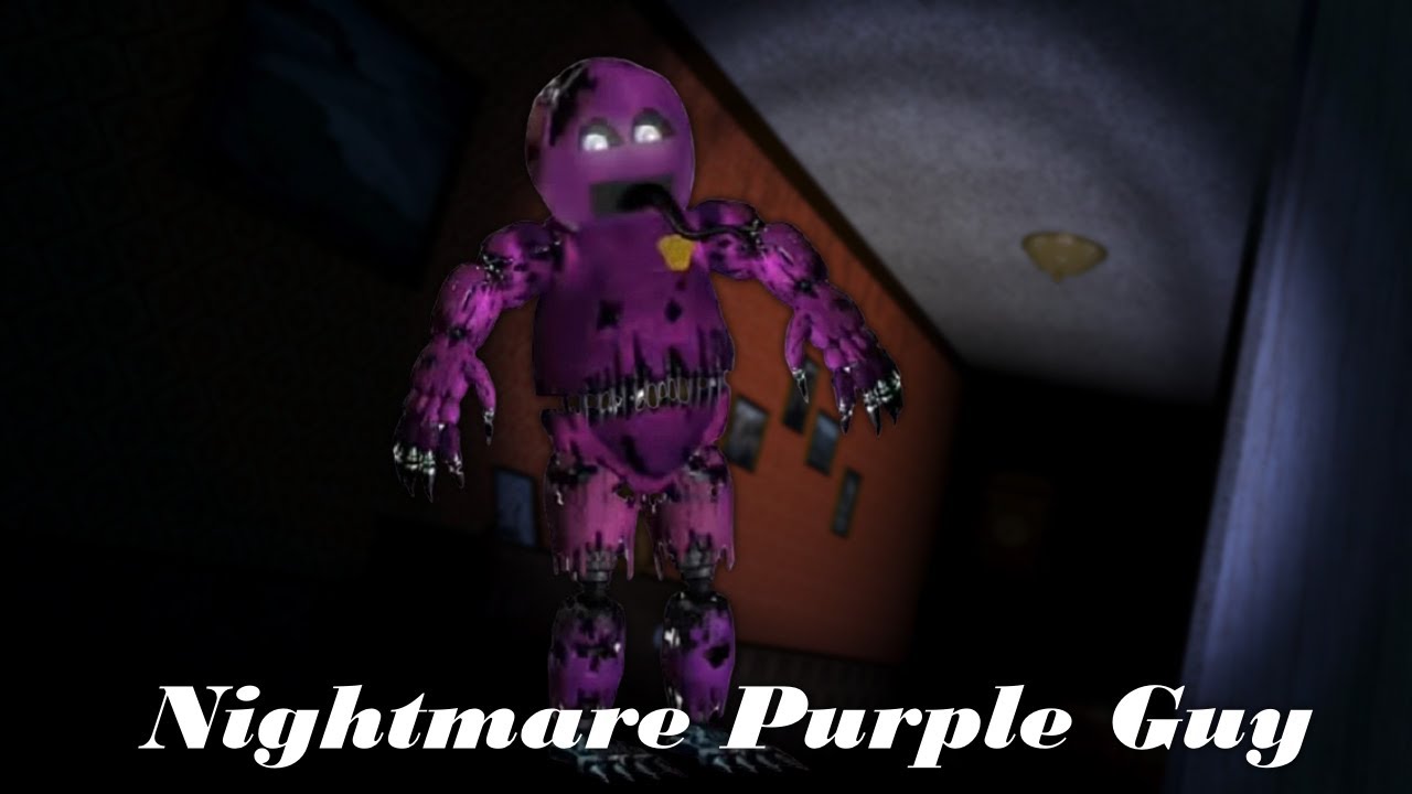 [FNAF | Speed Edit] Making Nightmare Purple Guy - YouTube