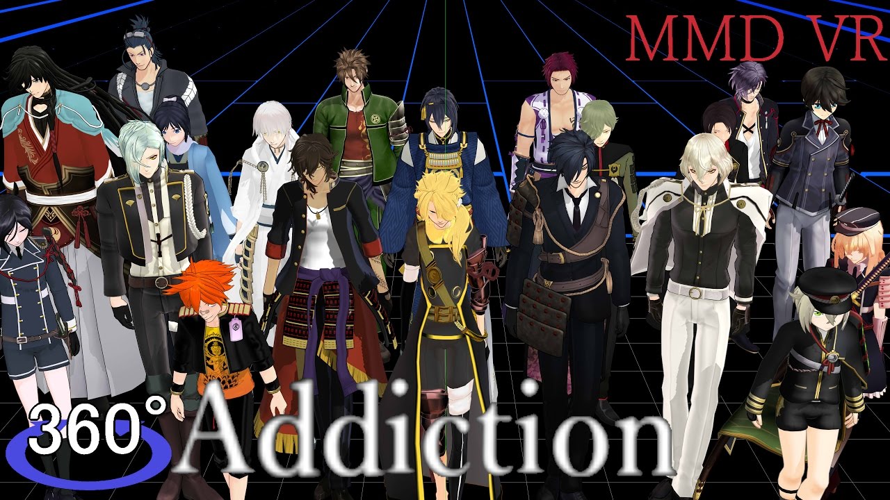 【VR】【MMD】Addiction MMD刀剣乱舞 - YouTube