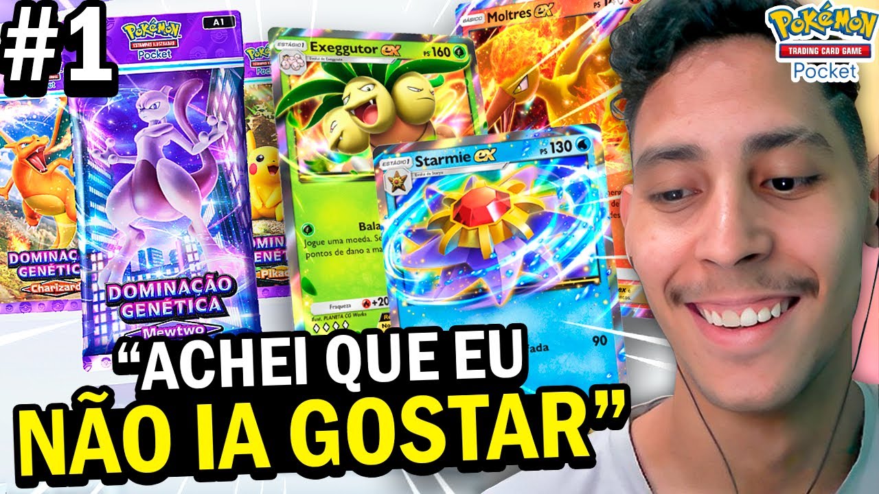 quase 1 HORA do meu INÍCIO NO POKÉMON TCG POCKET - YouTube