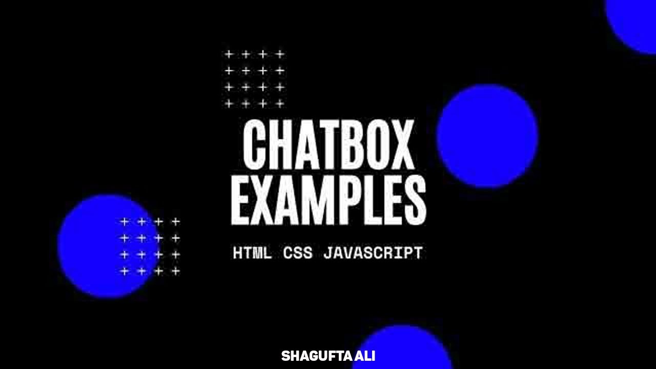 Coding Chatbot From Scratch Html Css Tutorial Youtube 5148