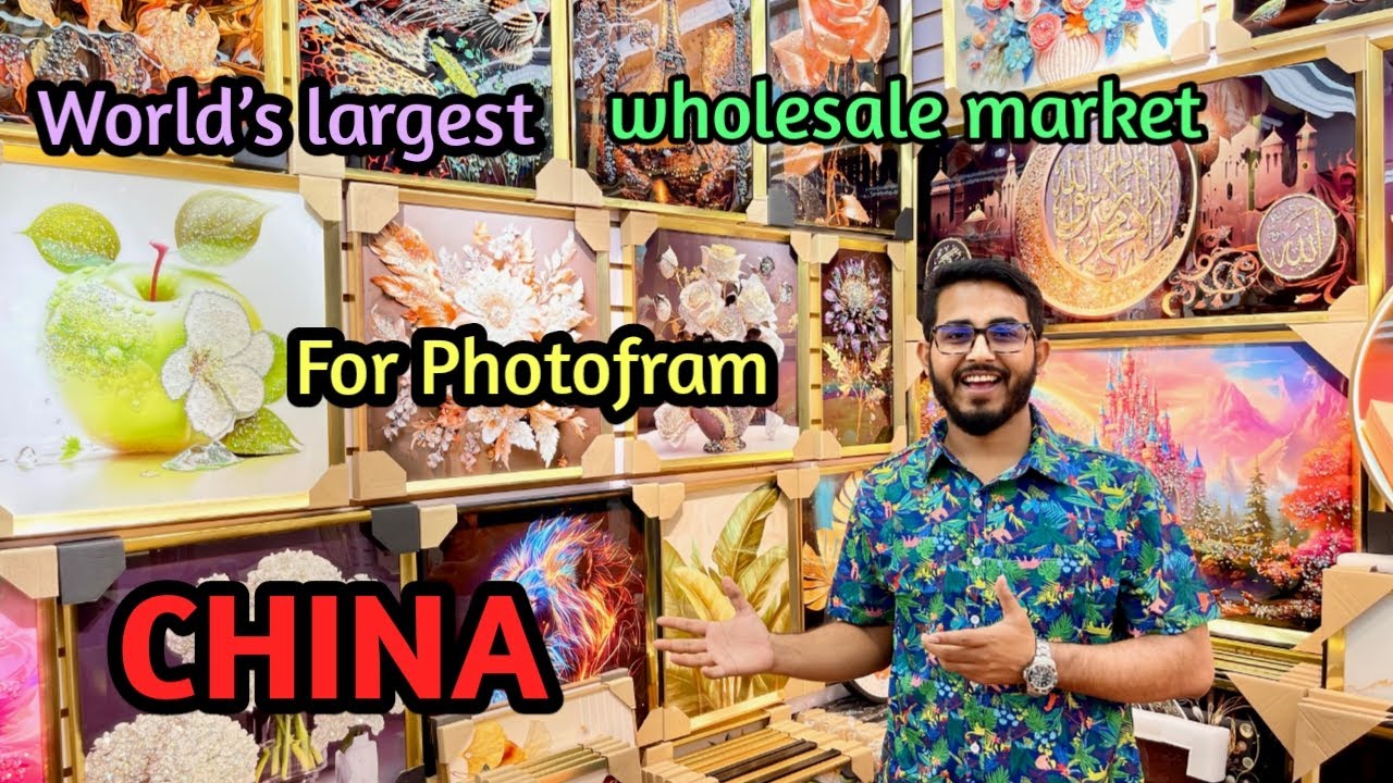 Photo fram World's Largest Wholesale Market in Yiwu China 🇨🇳 | Futian ...