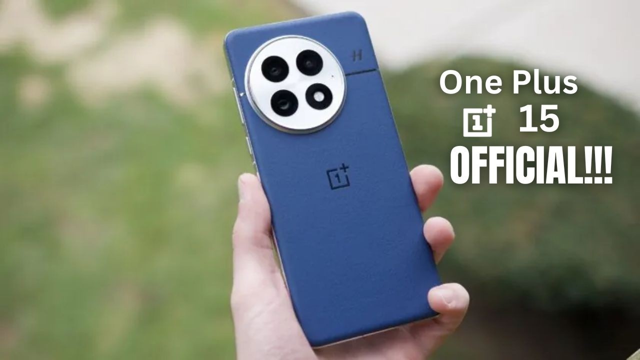 One Plus 15 - OFFICIAL!!! - YouTube
