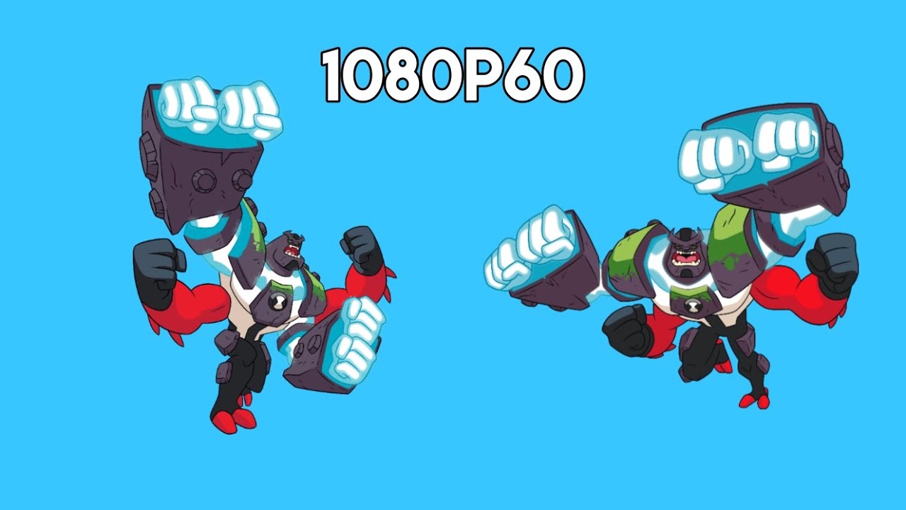 Ben 10: Reboot All Omni-Enhanced Four Arms Transformations (1080p60 ...