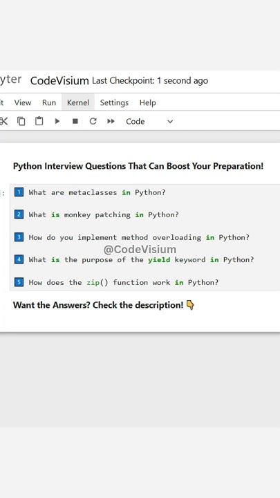 Python Interview Questions That Can Boost Your Preparation! 🚀 #Python #InterviewPrep #Tech - YouTube