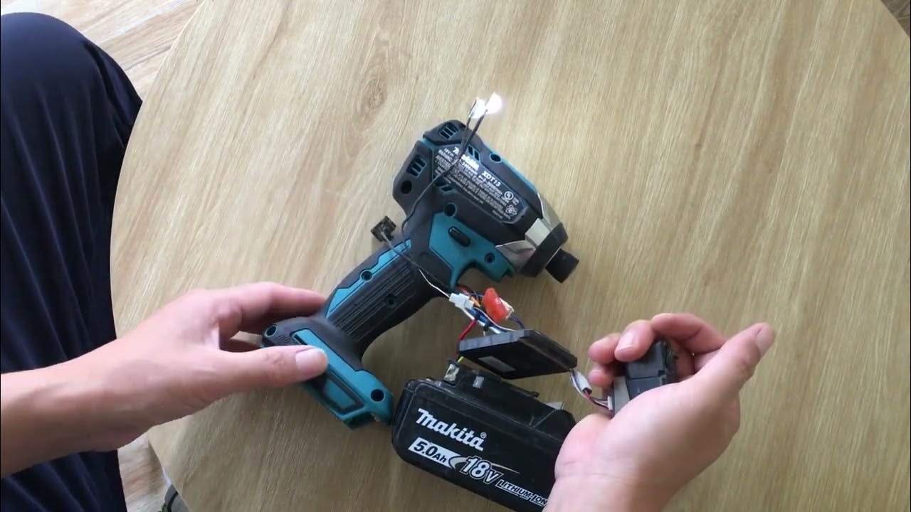 Makita td171 sửa mạch lỗi nguồn. - YouTube