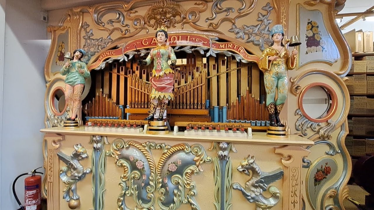 89 key ex-Silcock Gavioli fairground organ - Amersham, Feb. 2026 - YouTube