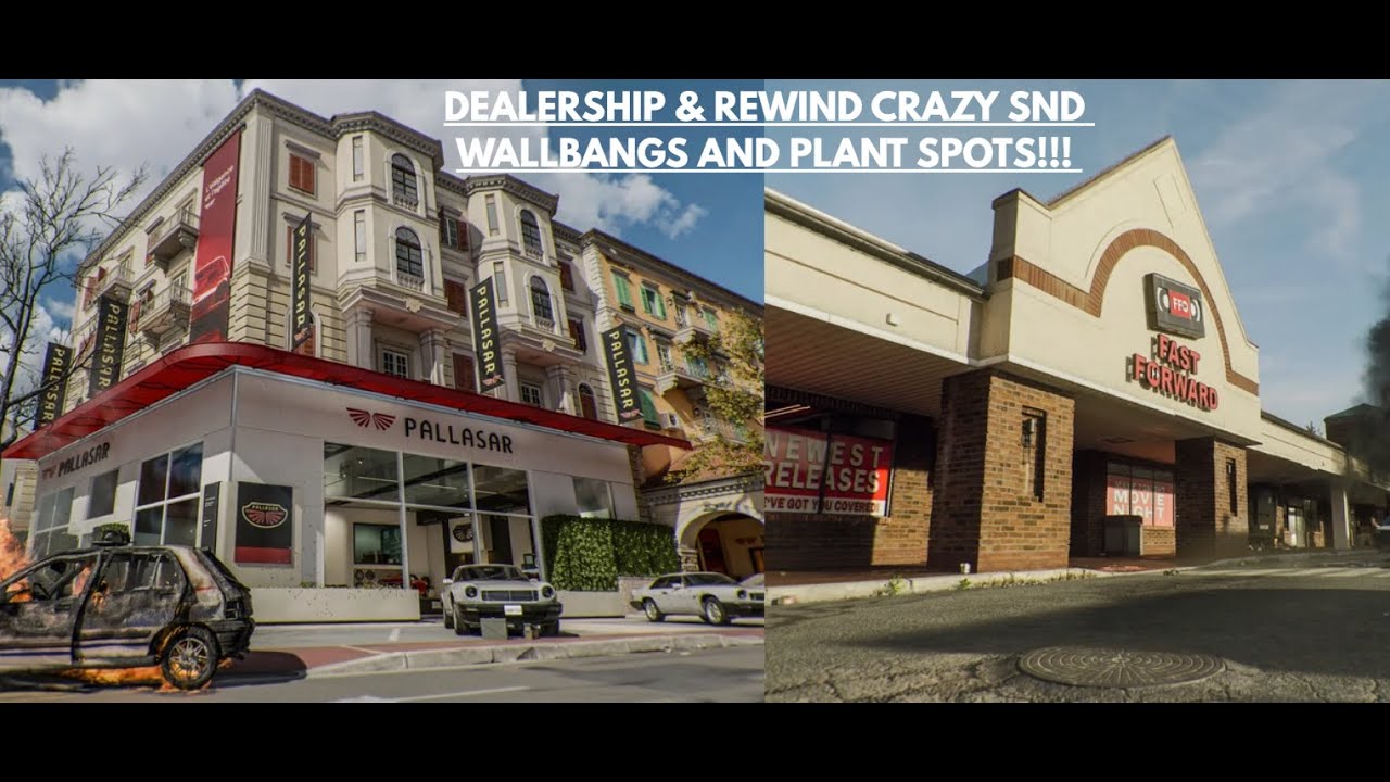 !!Dealership & Rewind BO6 SnD wallbangs and lines of sight!! - YouTube