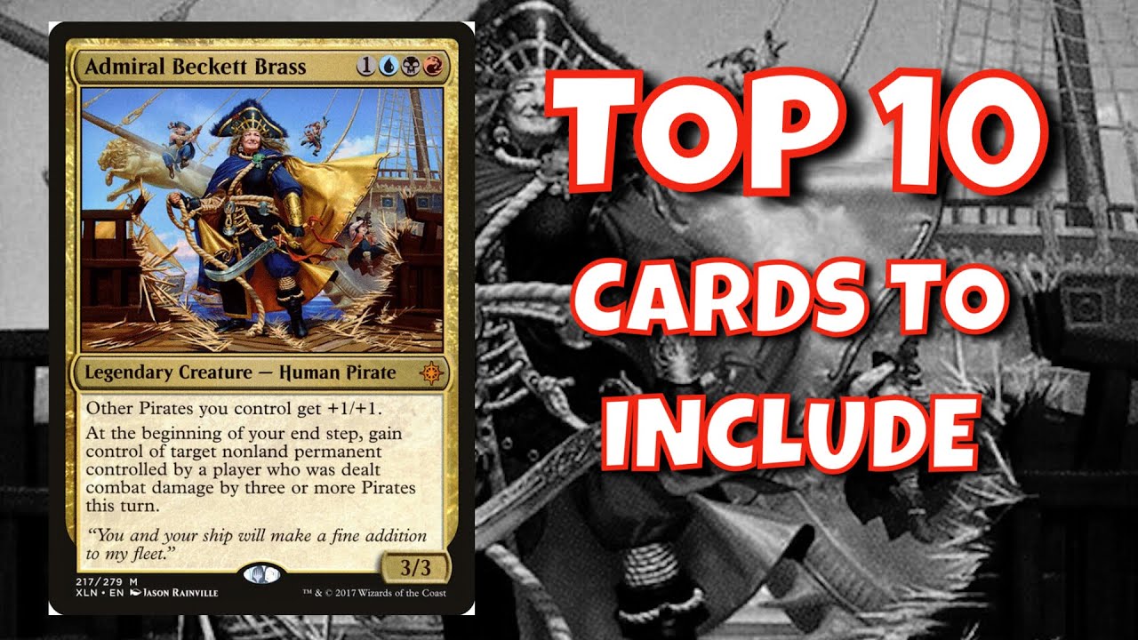 Admiral Beckett Brass COMMANDER - Top 10 cards!! - YouTube