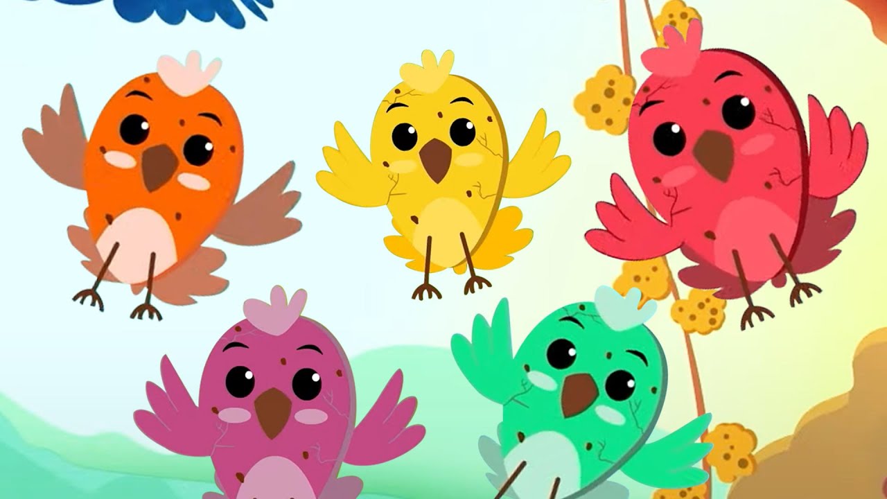 Five Little Birds, Fun Learning Numbers for Children by Five Little ...