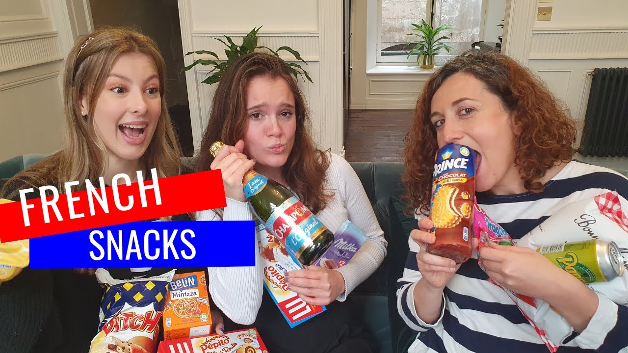 Trying French snacks with French Teenagers / French food discoveries ...