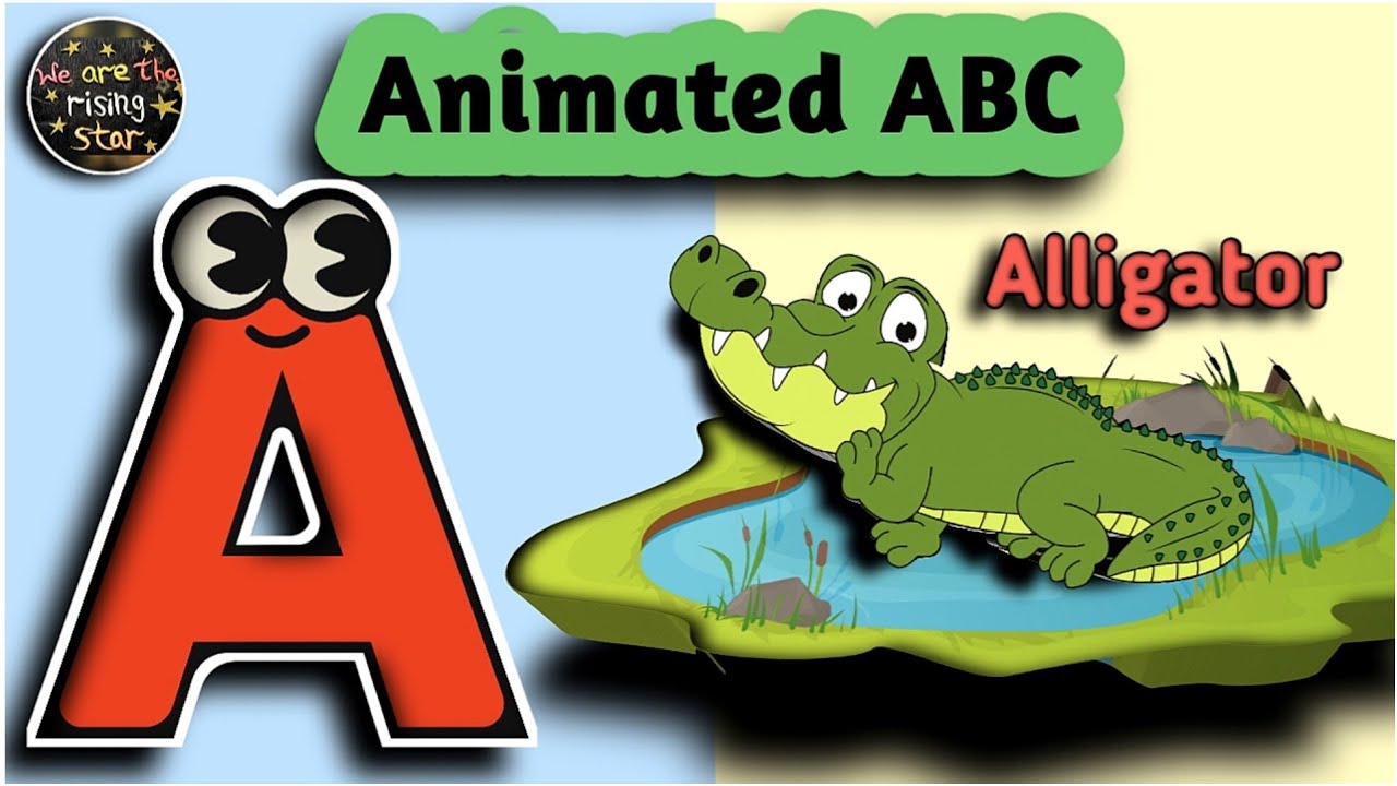 Abcd | Animated ABC | Phonics | A for alligator B for bat | WATRstar # ...
