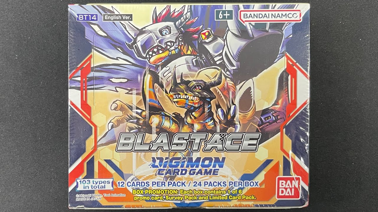 NEW Digimon BT14 Blast Ace Booster Box Opening!! - YouTube