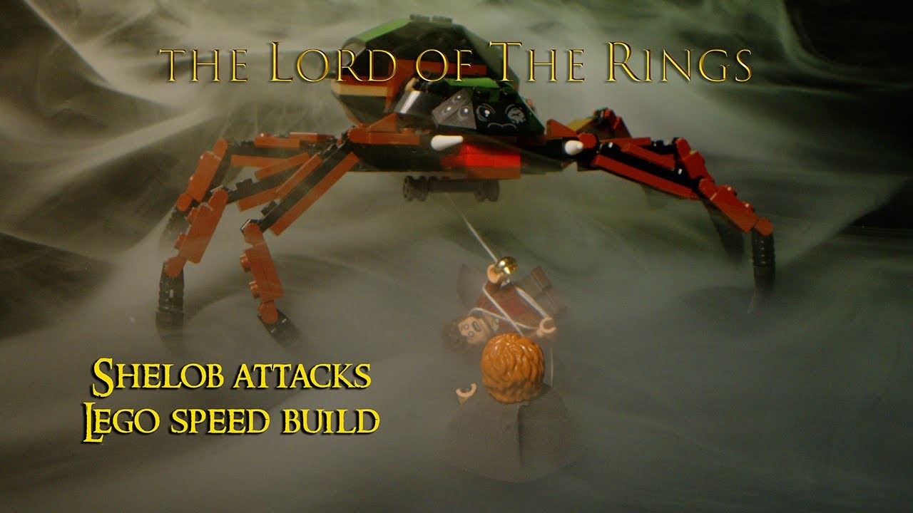 Shelob Attacks Lego Set Speed Build - 9470 - YouTube