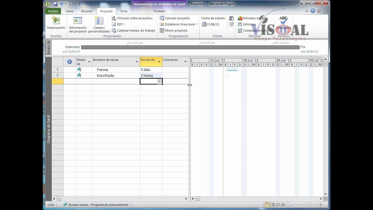 Introducción a Microsoft Project 2010 - YouTube