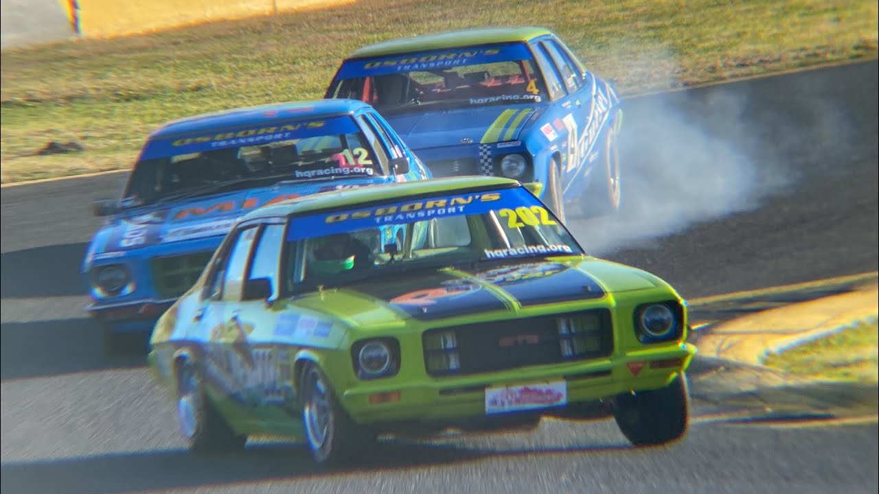 HQ Holden - Races 1-3 - Sydney Motorsport Park - YouTube