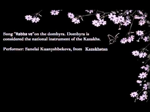 #RabbaVe (IPKKND) on the dombyra. Performer Sanelai Kuanyshbekova (from KZ)
