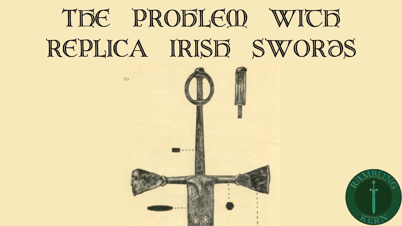 The problem with replica irish swords - YouTube