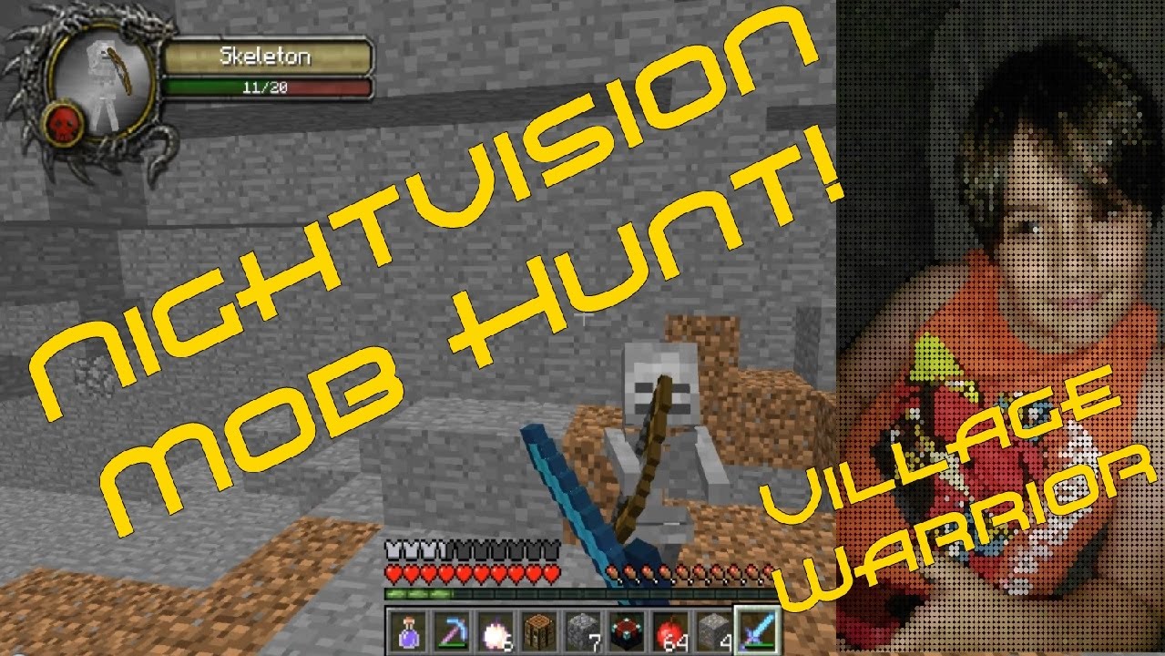 Minecraft Hour: Night Vision Mob Hunt Ep 5 of 5 - YouTube
