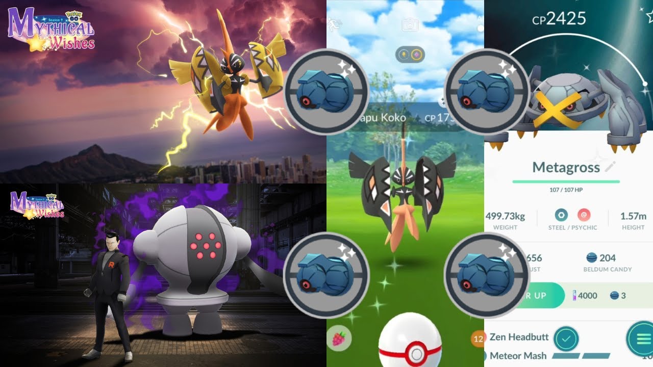 Shiny Tapu Koko And Shadow Registeel/New Shadow Legendary In Pokémon Go ...
