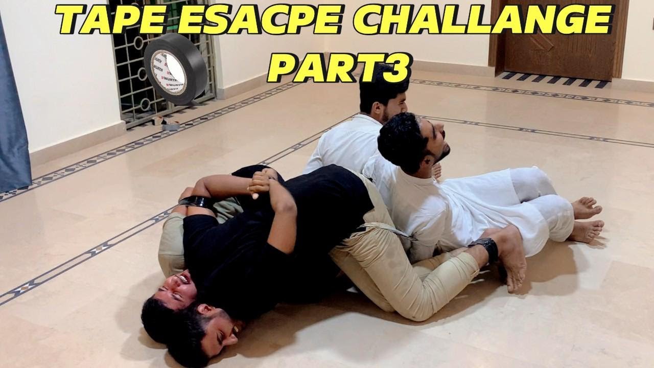 Tape Escape Challange PART3 | Very Dangrous Challange | #viral #funny # ...