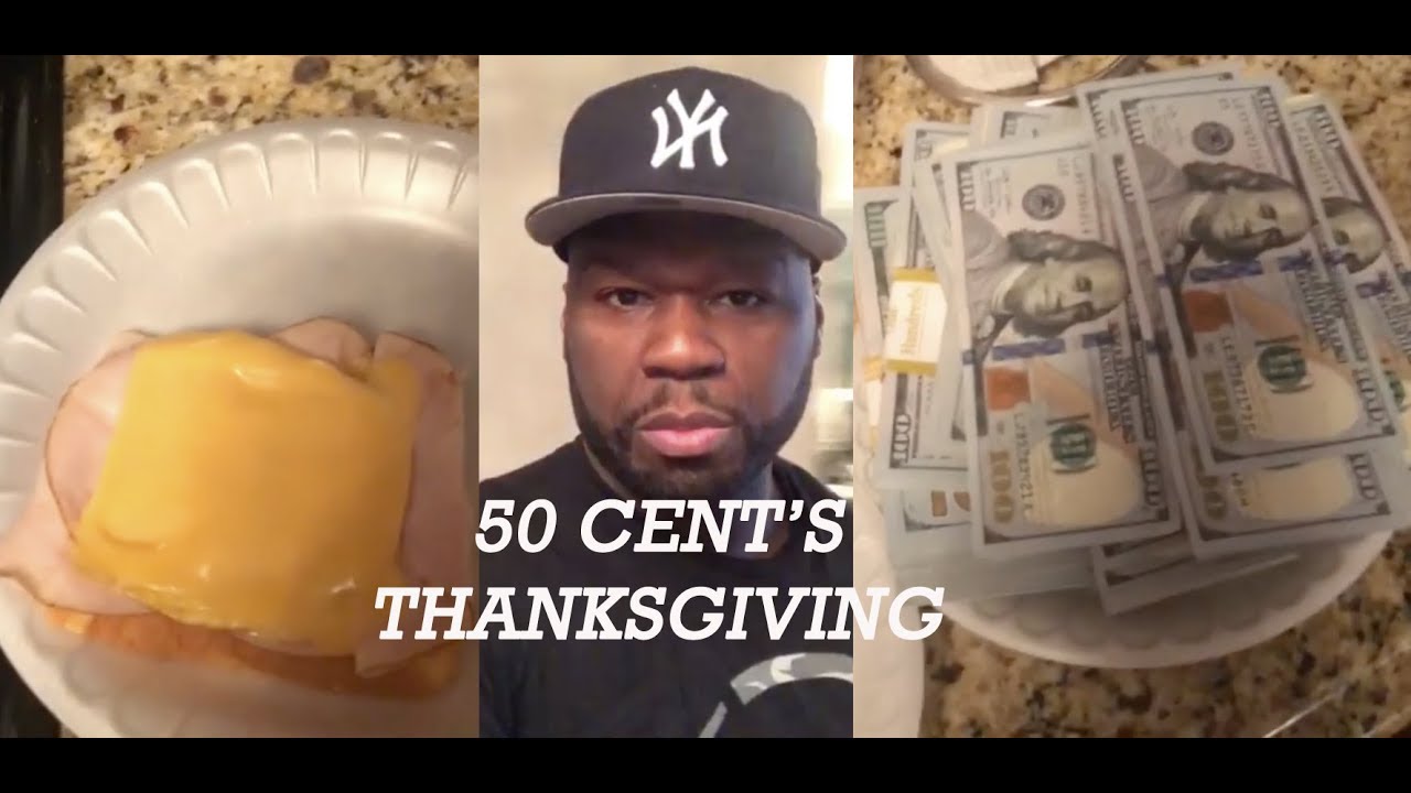 50 CENT'S LONELY THANKSGIVING | 50 CENT SPENDING THANKSGIVING EATING ...