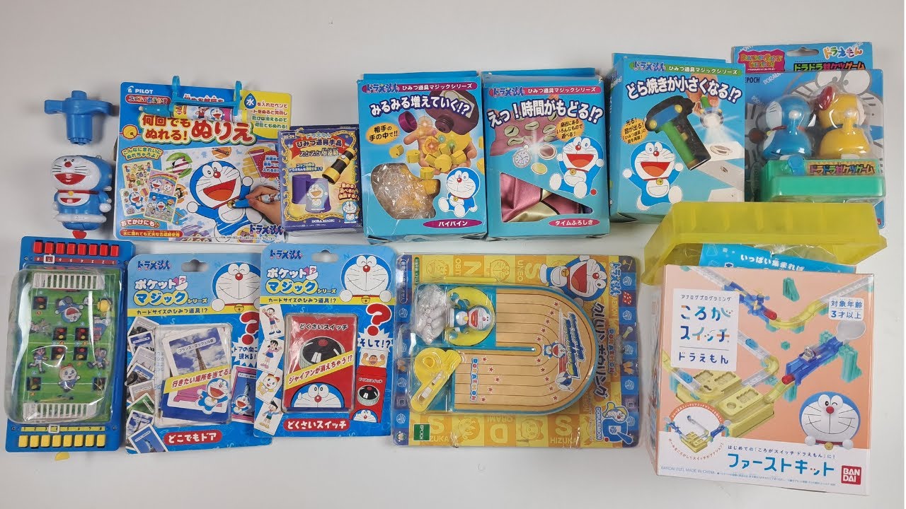Ultimate Doraemon Real Gagets like timewrap,small light , mystery box ...