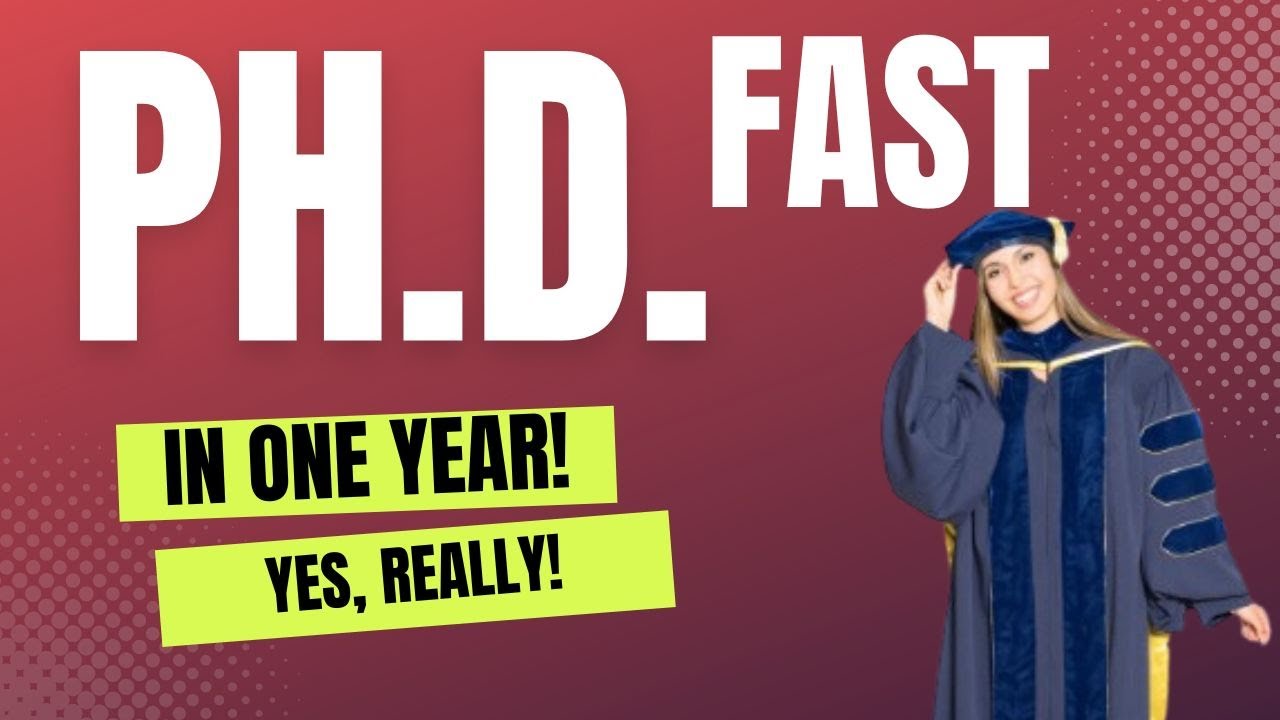 Earn a college degree online - get a PhD fast, Can be done in one year ...